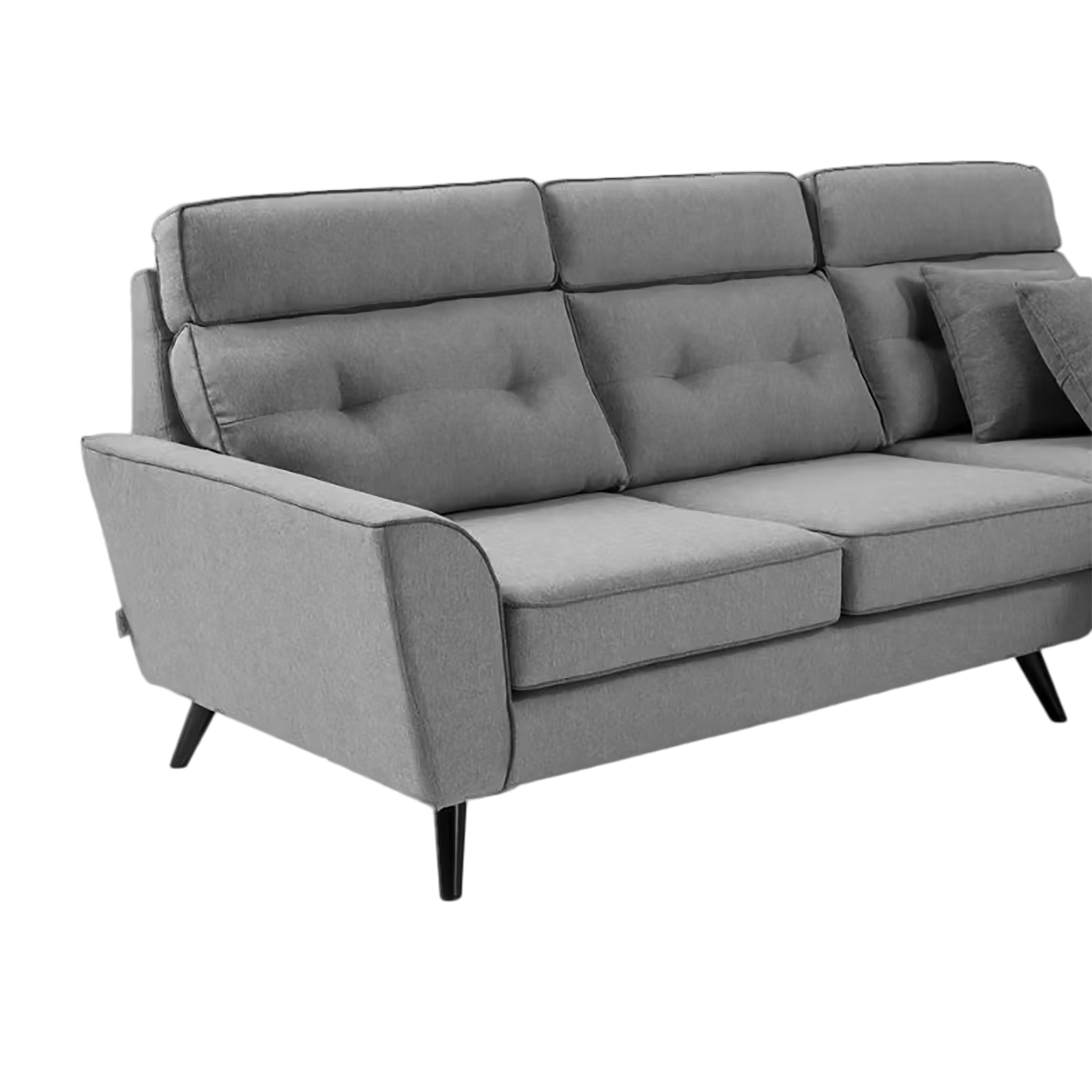 L-Shaped Functional Sofa in Fabric | Pasco Deluxe