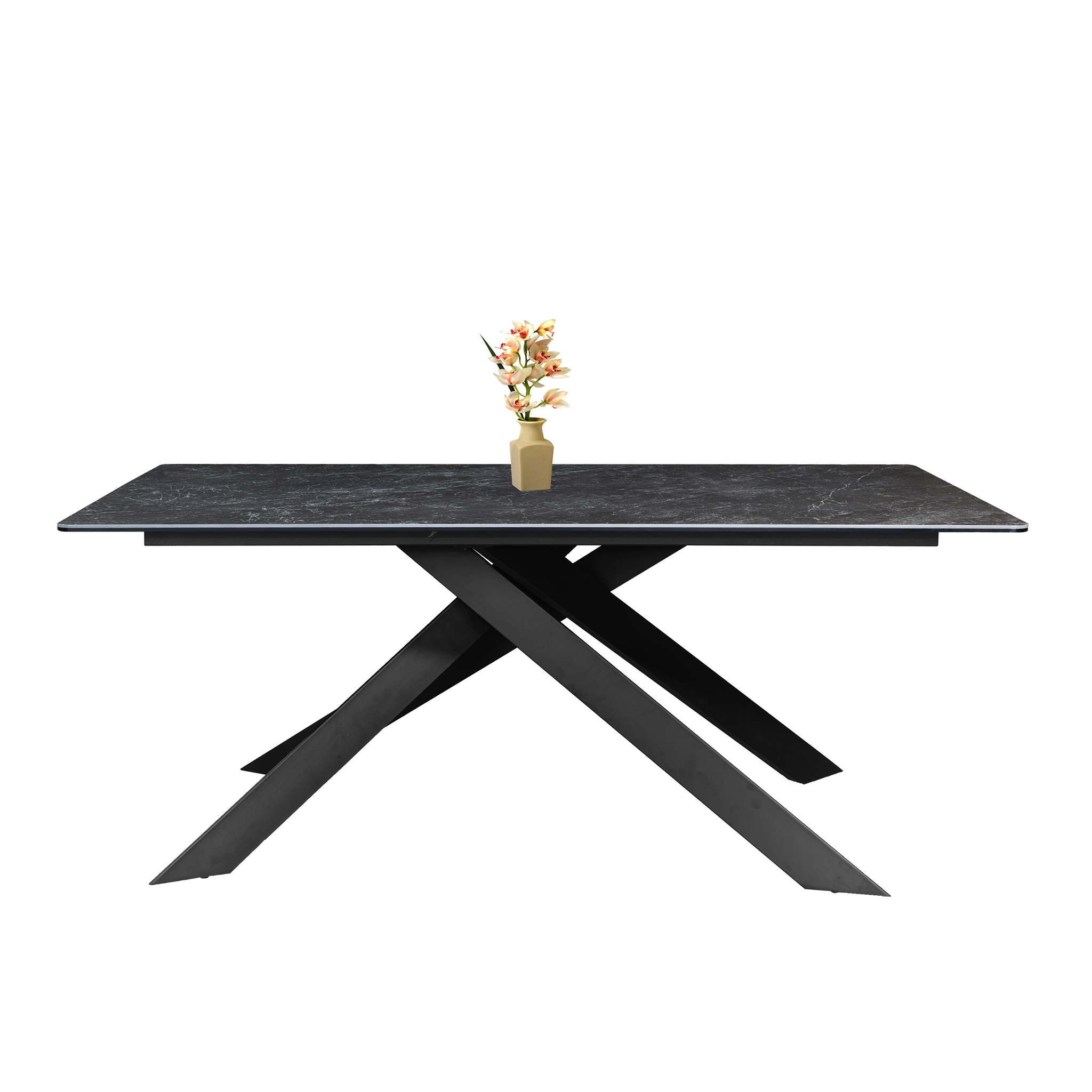 Caprice 1.8m Rectangular Dining Table, Ceramic